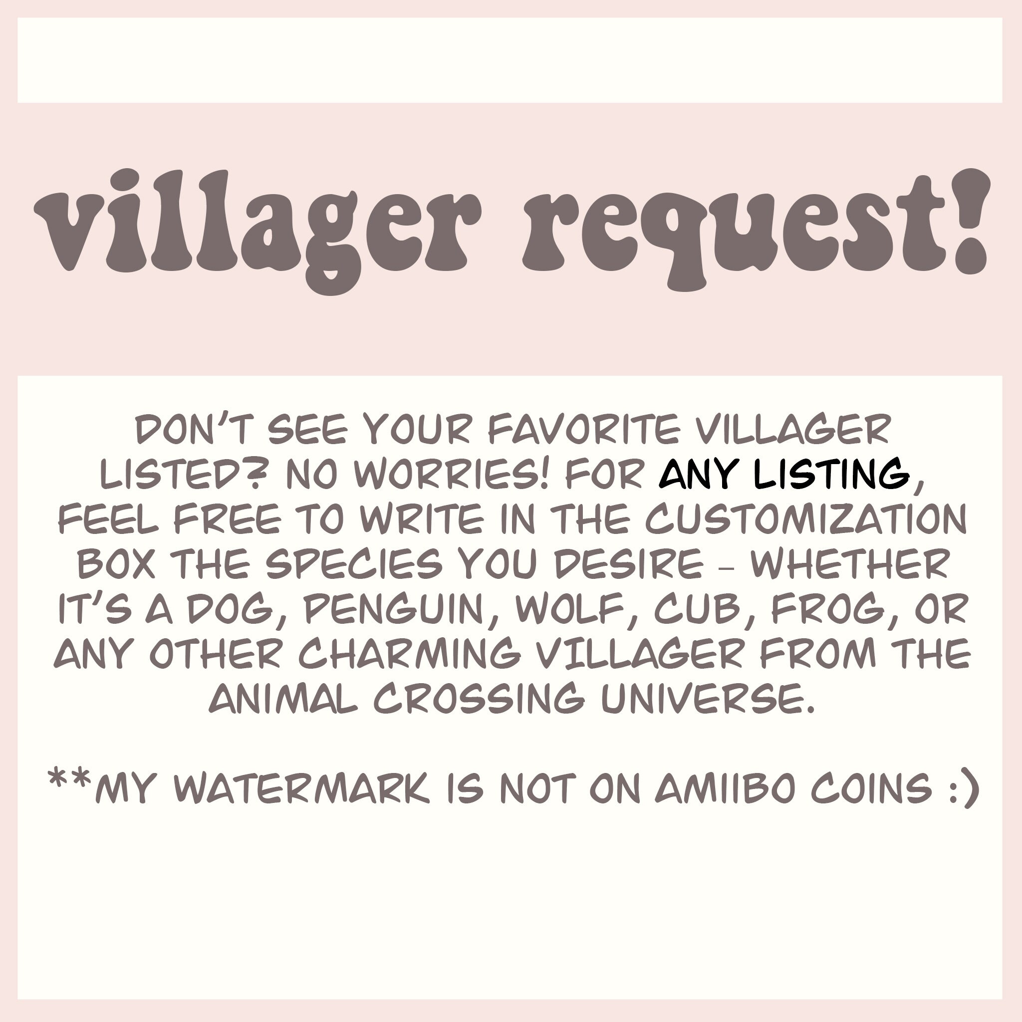 Cat Illustrated ACNH NFC Coins. All Characters Series 1-5, Welcome and ...