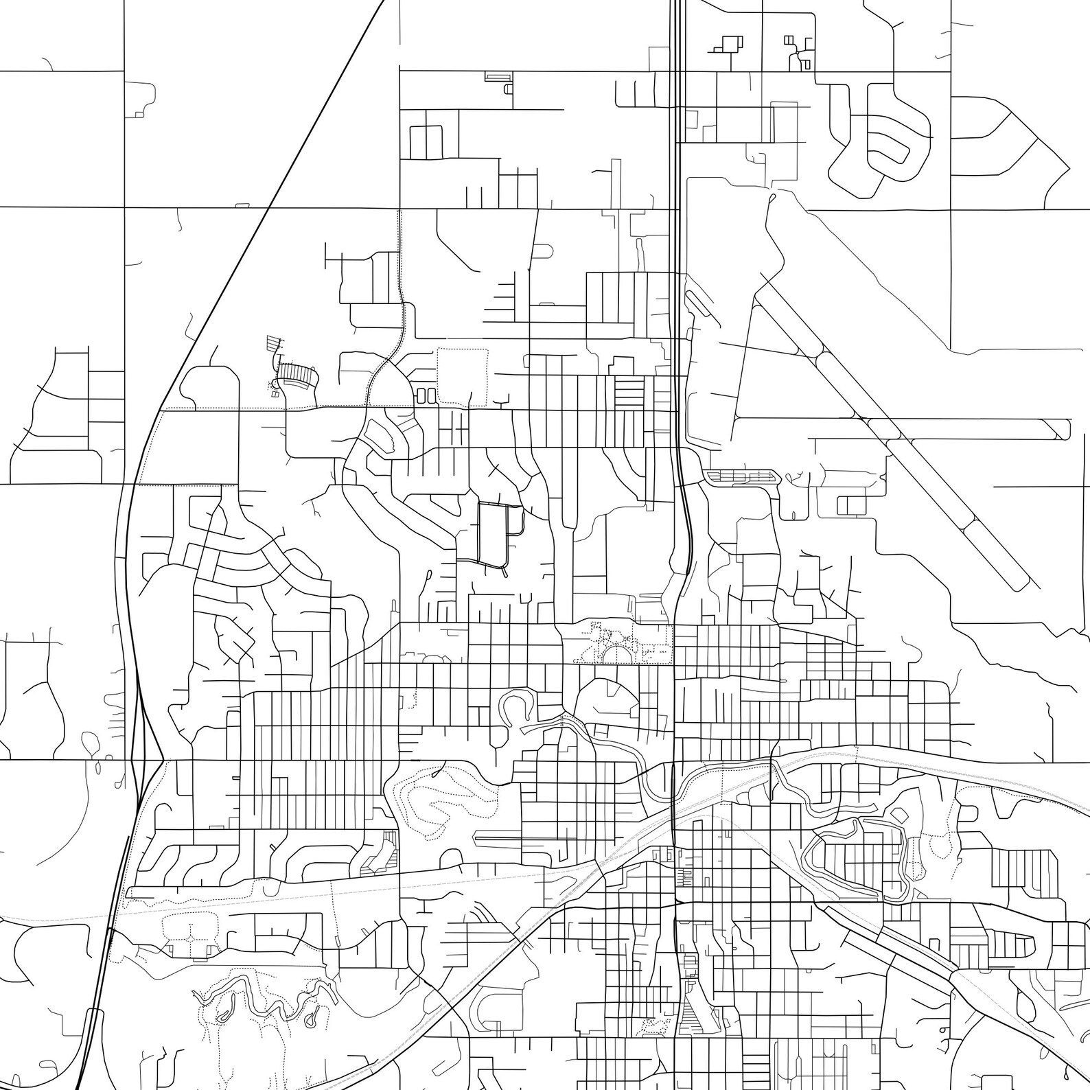 Minot Map Print Minot Map Poster Wall Art Nd United States | Etsy