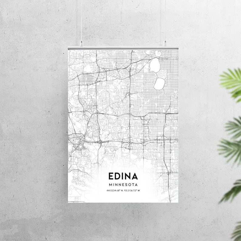 1910 Topographic Map Edina Mn - Map