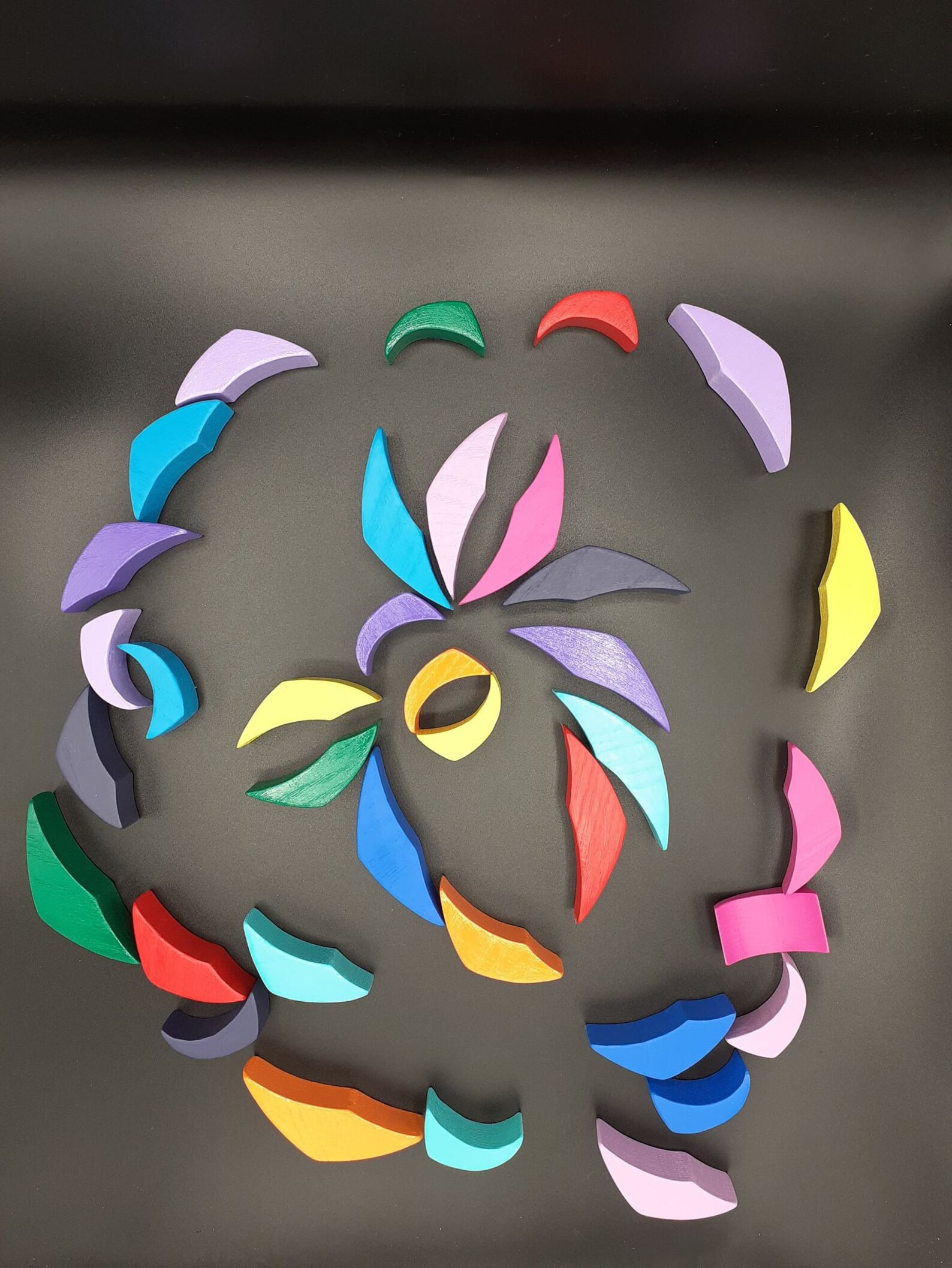 Colorful Spiral Blocks - Etsy