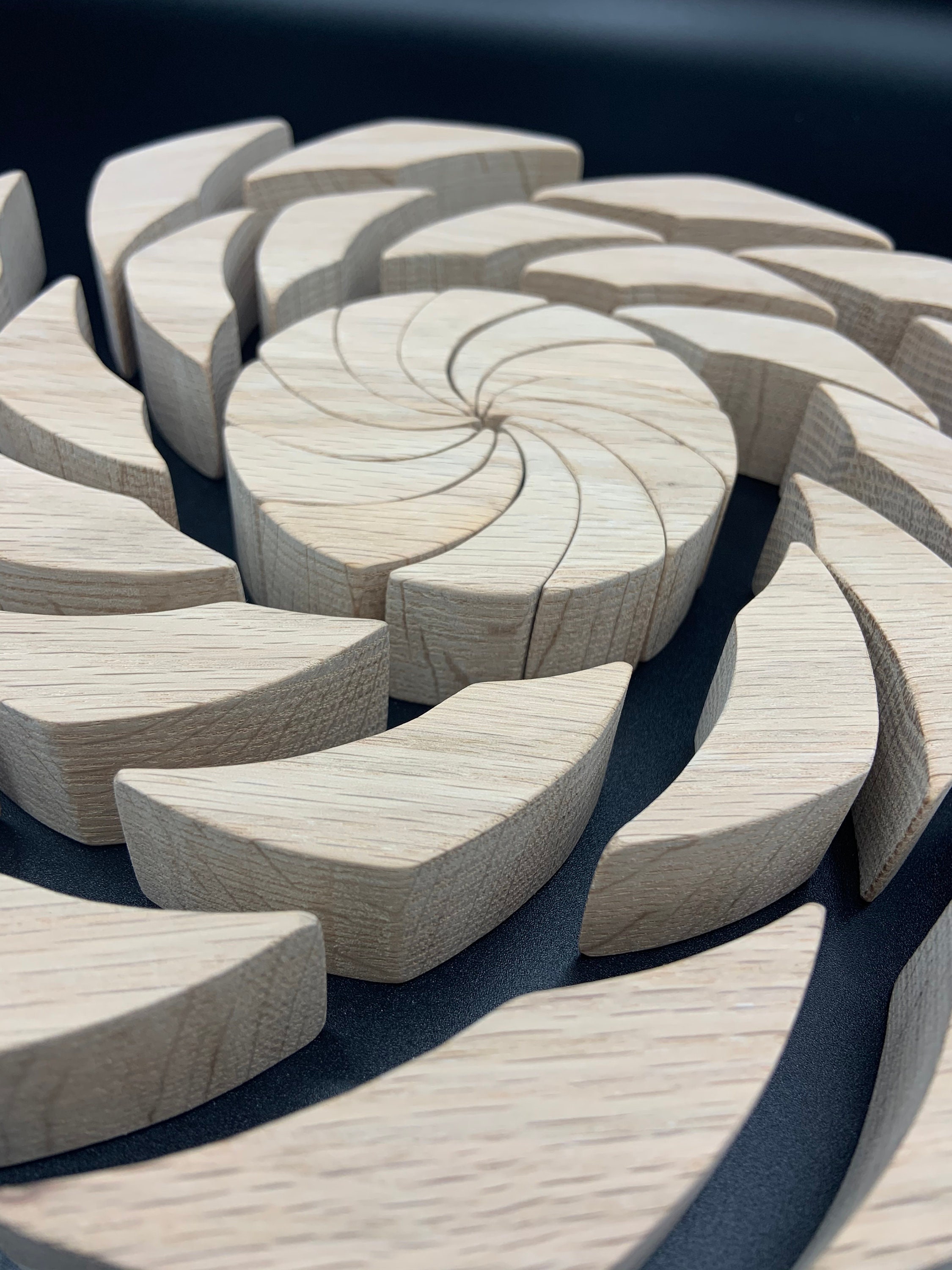 Wooden Spiral Blocks - Etsy