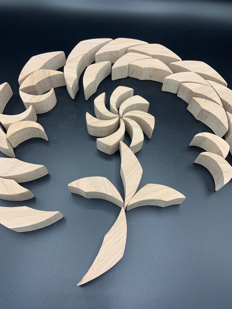 Wooden Spiral Blocks - Etsy