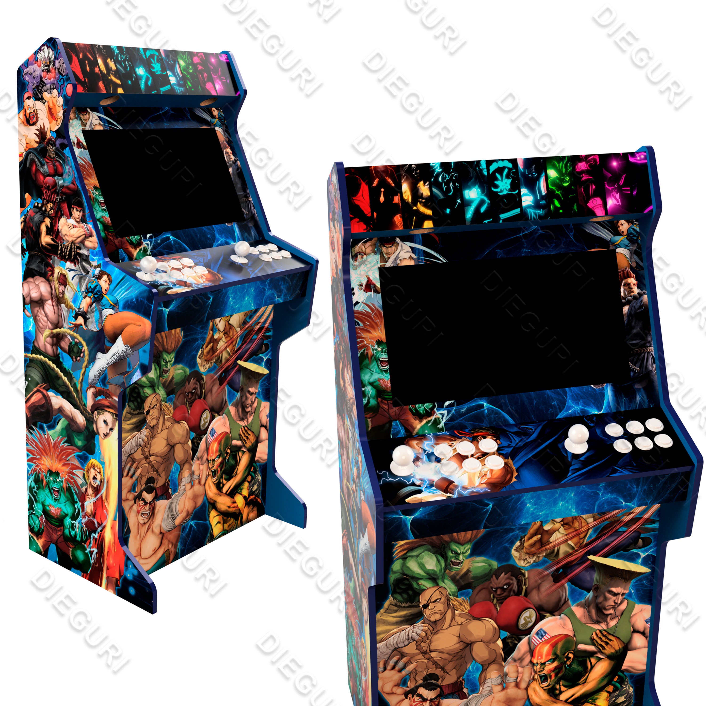 Arcade Bartop Machine Cabinet, Cnc Router, Dxf Plans - Etsy