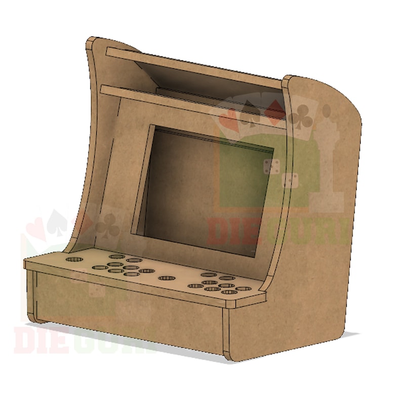 Arcade Bartop Machine Fliperama Cabinet, Cnc Router, Dxf Plans - Etsy