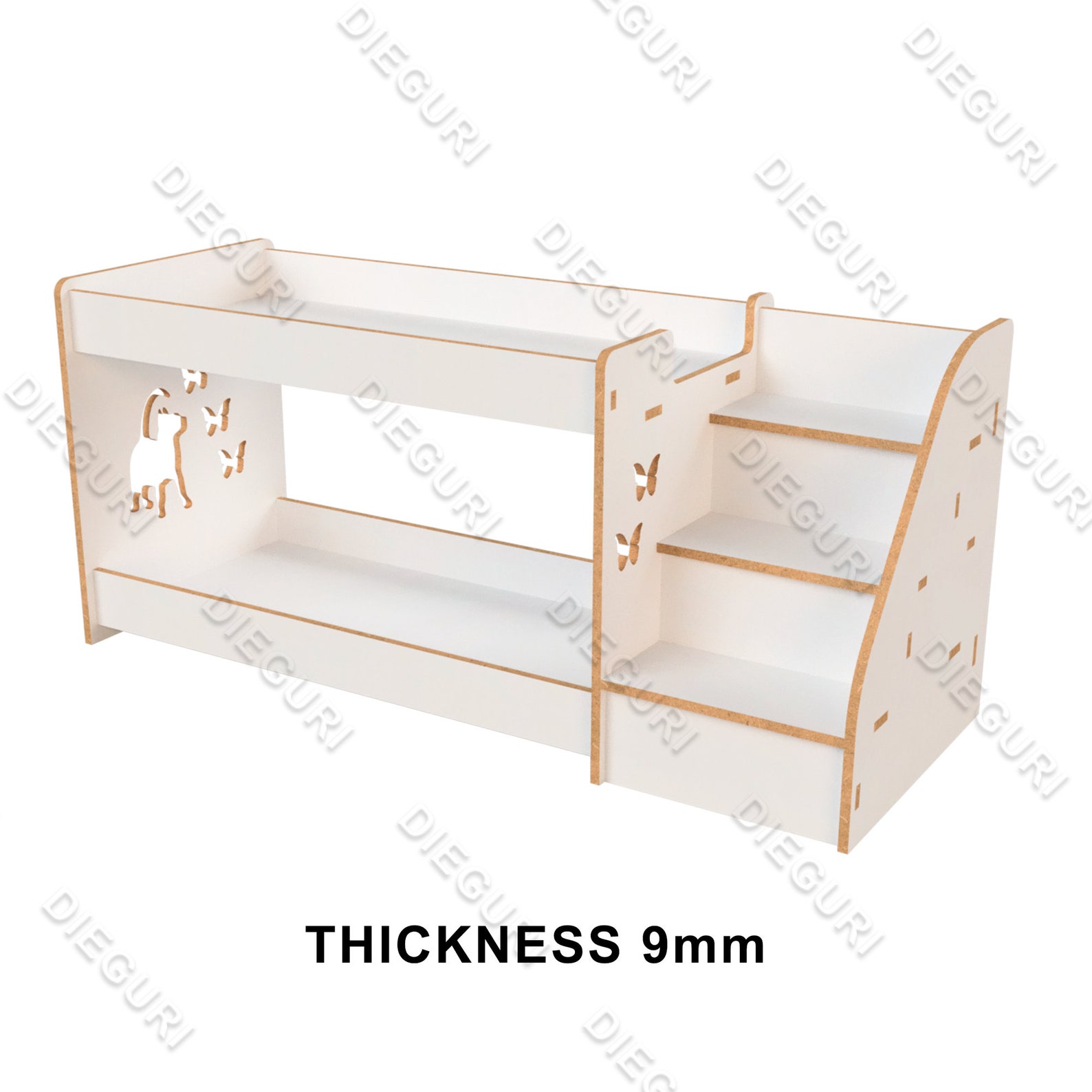 Bunk Bed Pet Cat Dog House Router and Laser Cut Vector Dxf - Etsy