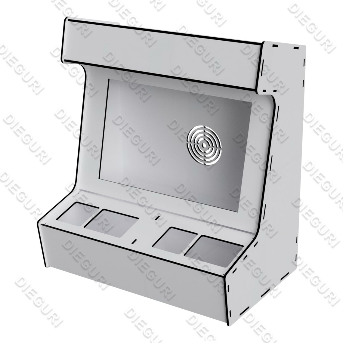 Arcade for CNC Laser DXF Download 6mm Laser Cut - Etsy