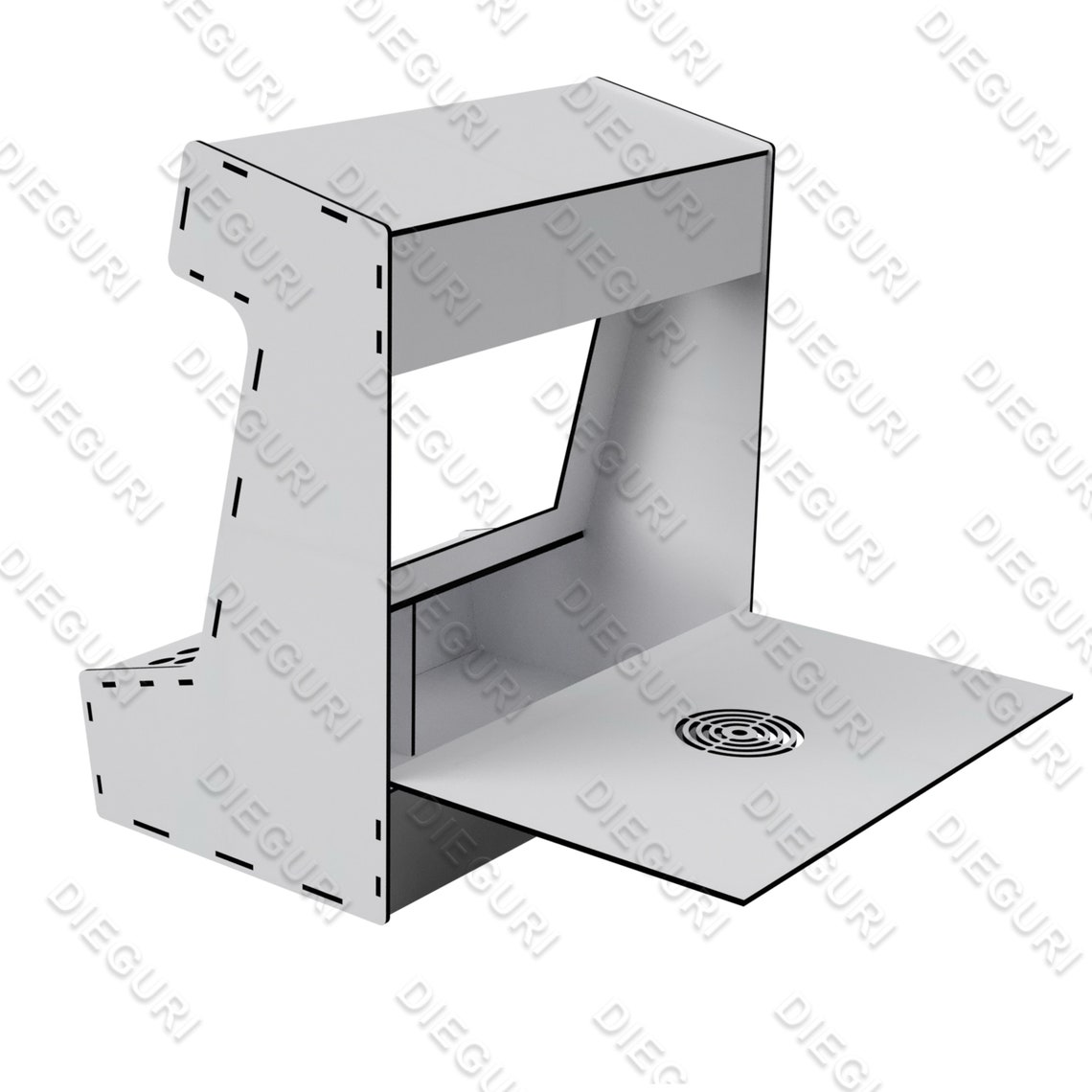 Arcade for CNC Laser DXF Download 6mm Laser Cut - Etsy