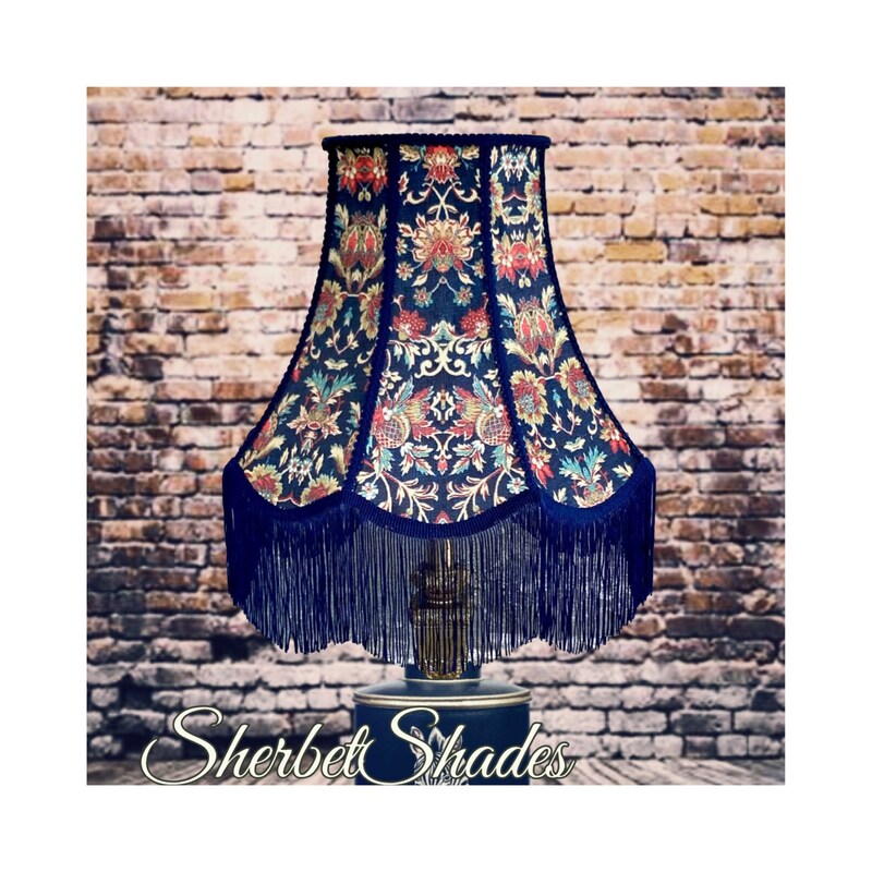 Fringed Lampshade - Etsy UK