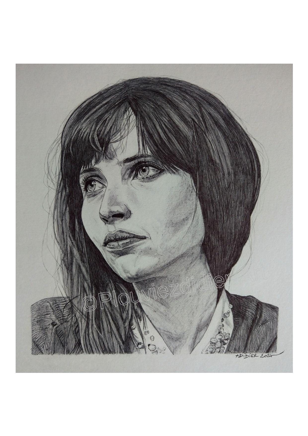 Felicity Jones , Drawing (print) - Etsy