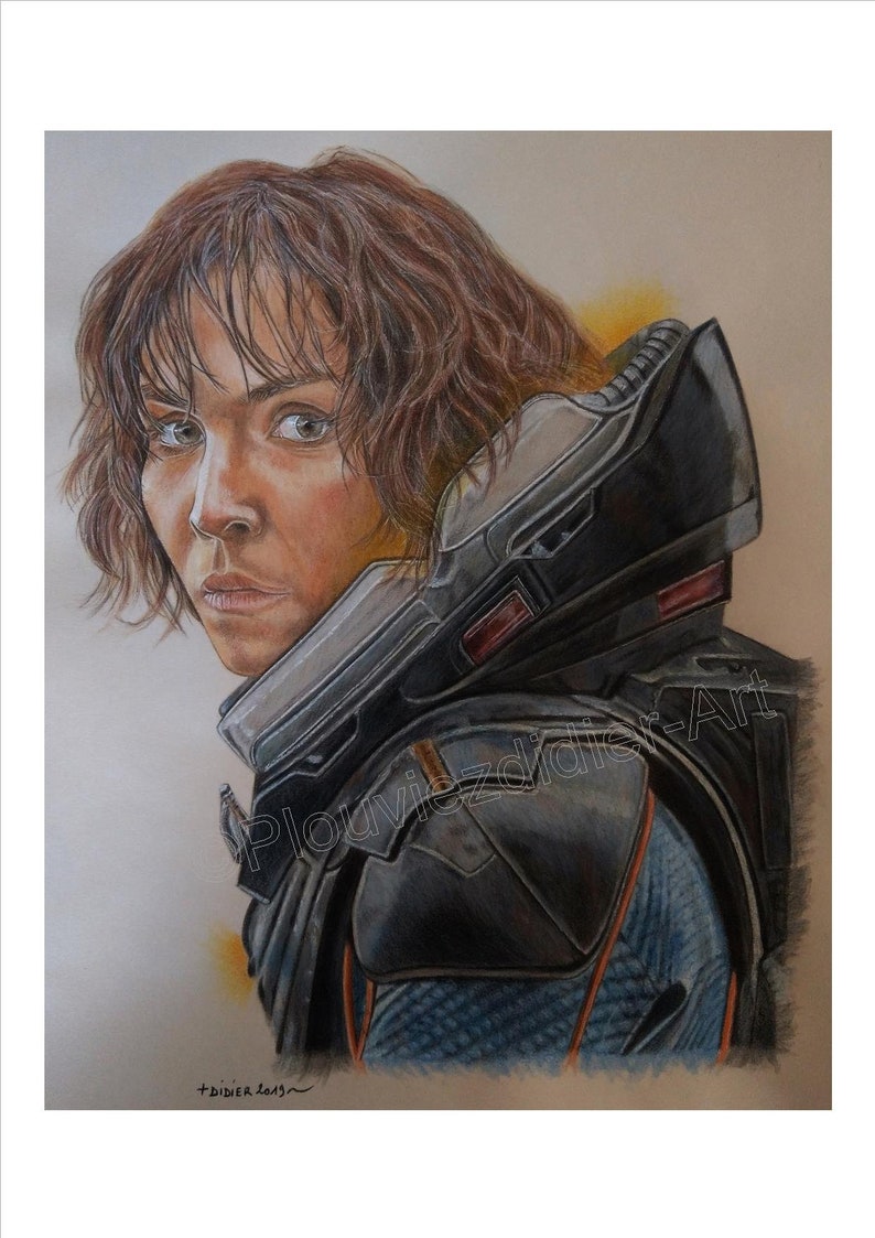 Noomi Rapace (elizabeth Shaw) , "prometheus" Drawing (print) - Etsy