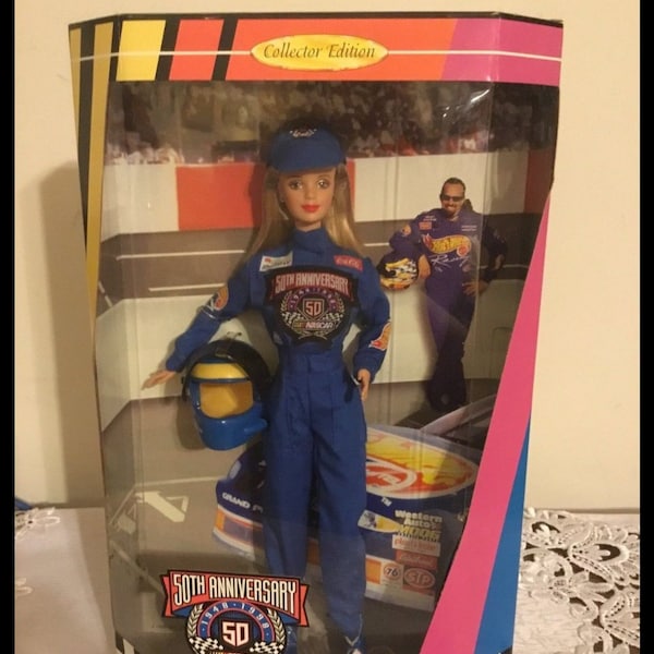 50th Anniversary Nascar Barbie - Etsy