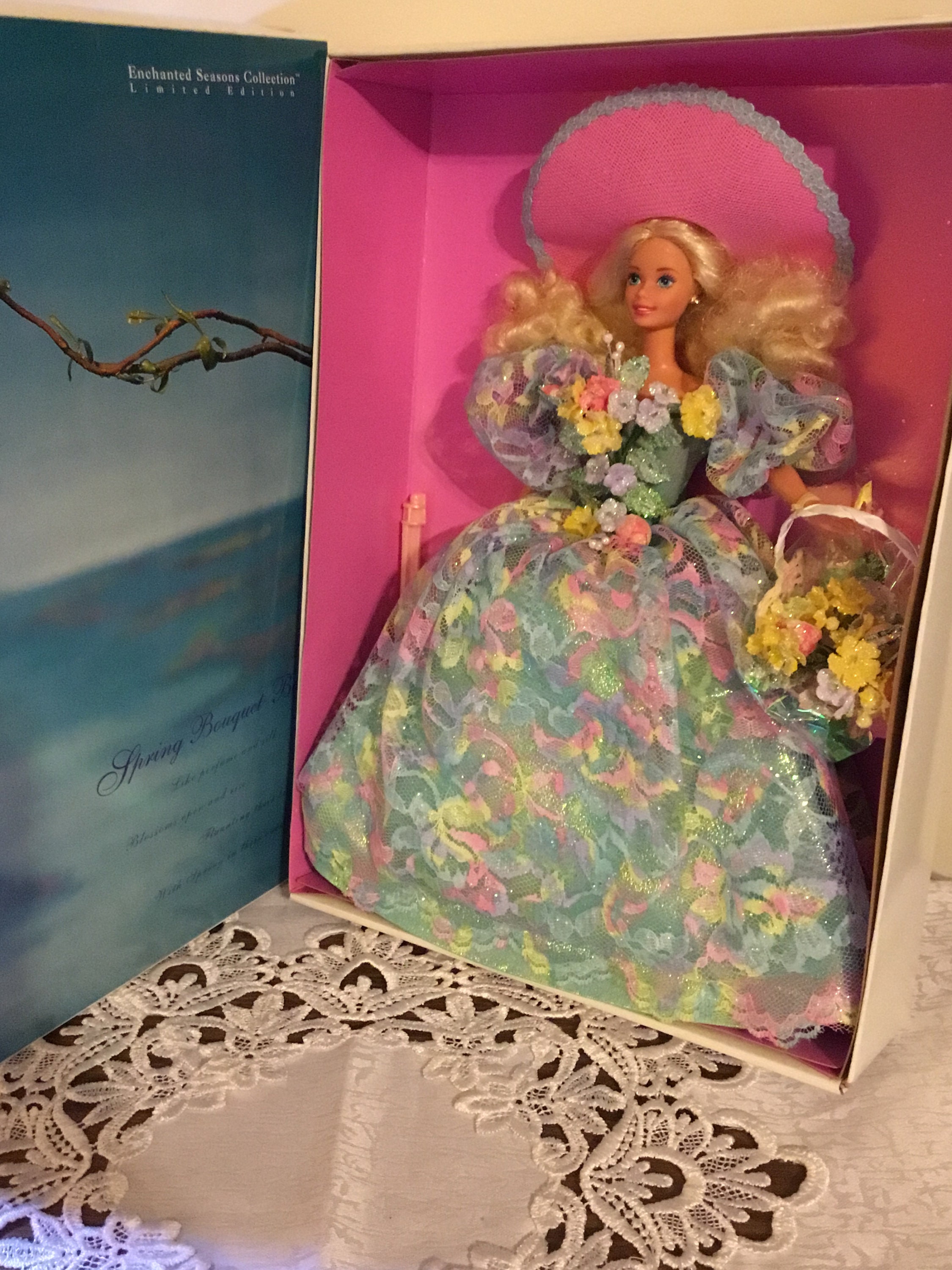 Spring Bouquet Barbie From Enchanted Seasons Collection From 1995 Mint ...