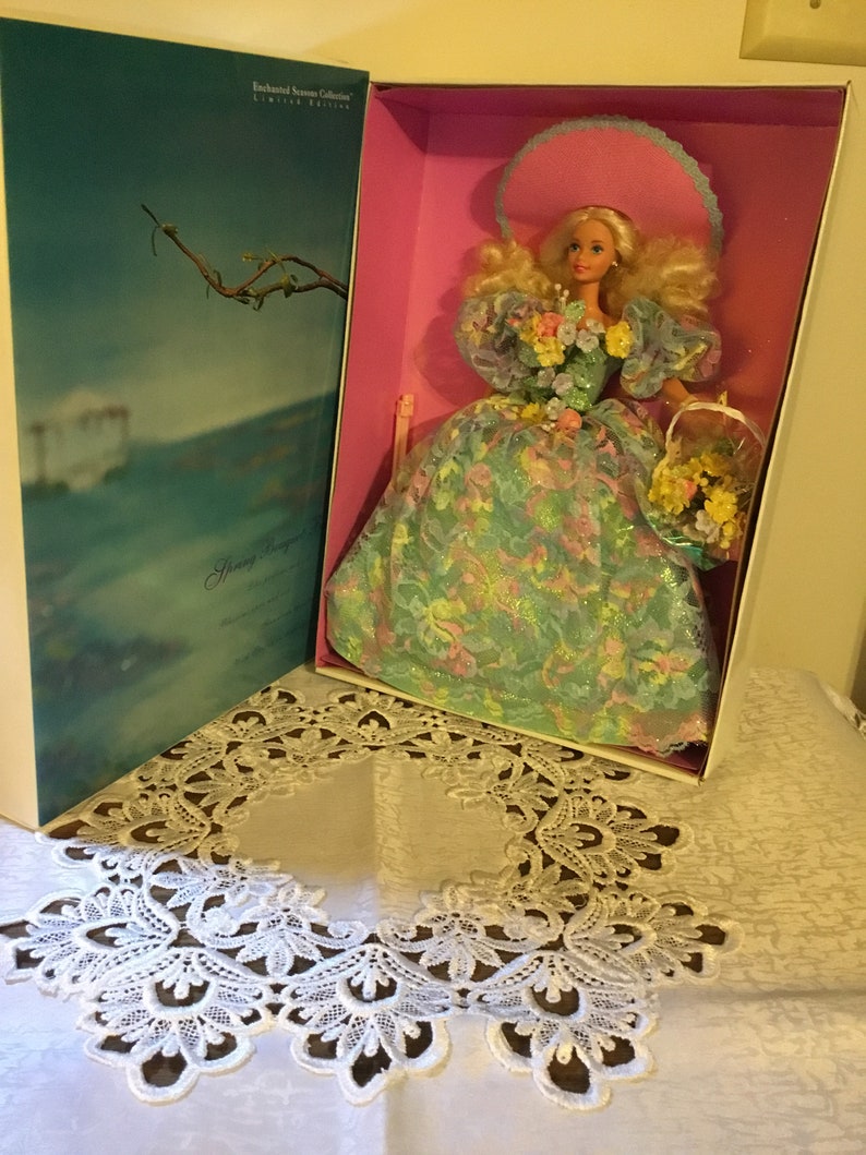 Spring Bouquet Barbie From Enchanted Seasons Collection From 1995 Mint ...