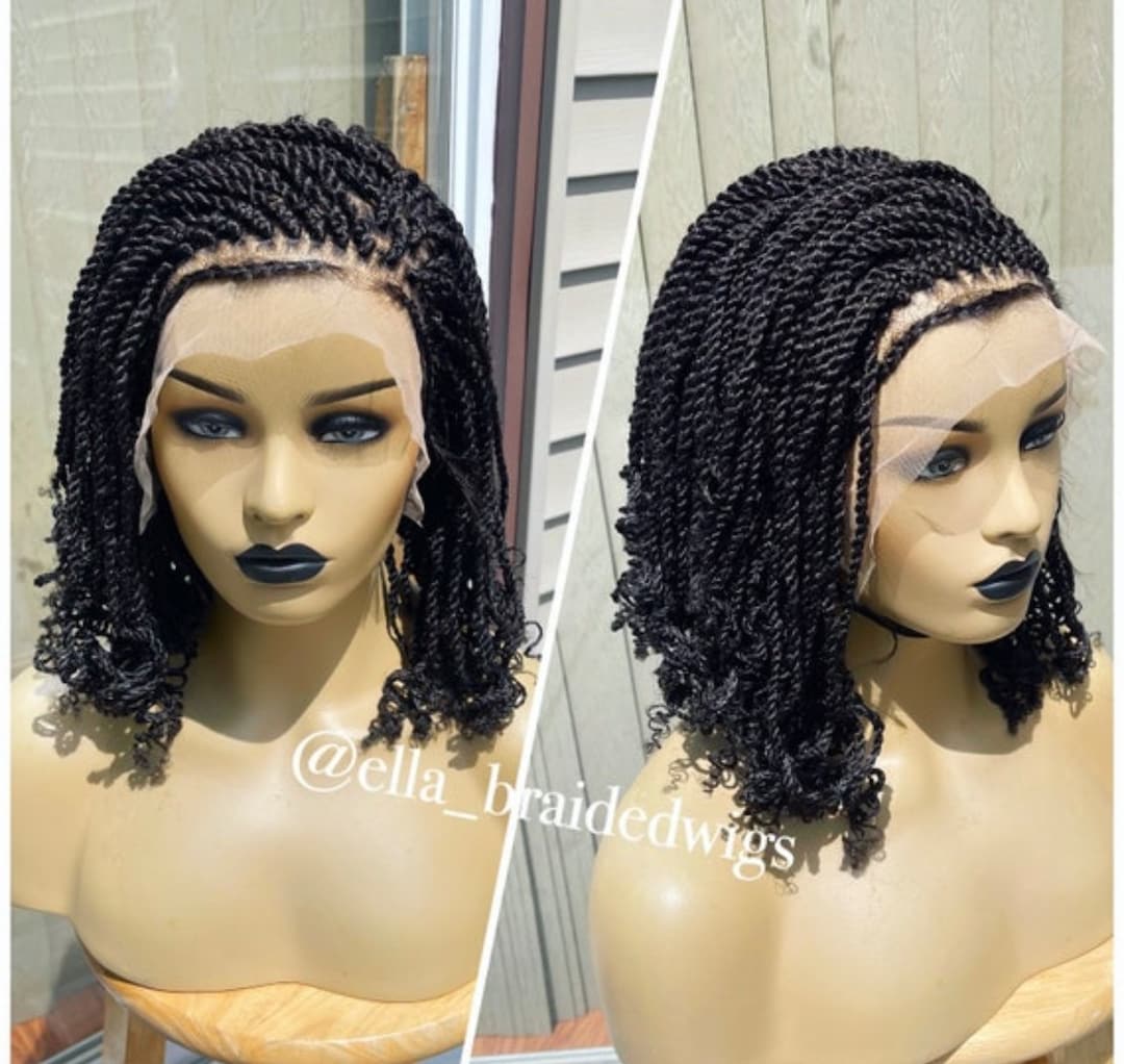 Ready to Ship Kinky Twists Wig Box Braids Wig Senegalese Twists Wig ...