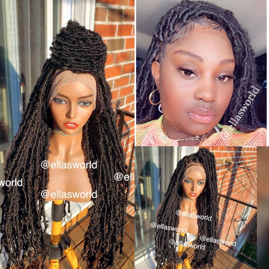 Distress Locs (box Parting) Box Braids Wig Passion Twist Wig Senegalese ...
