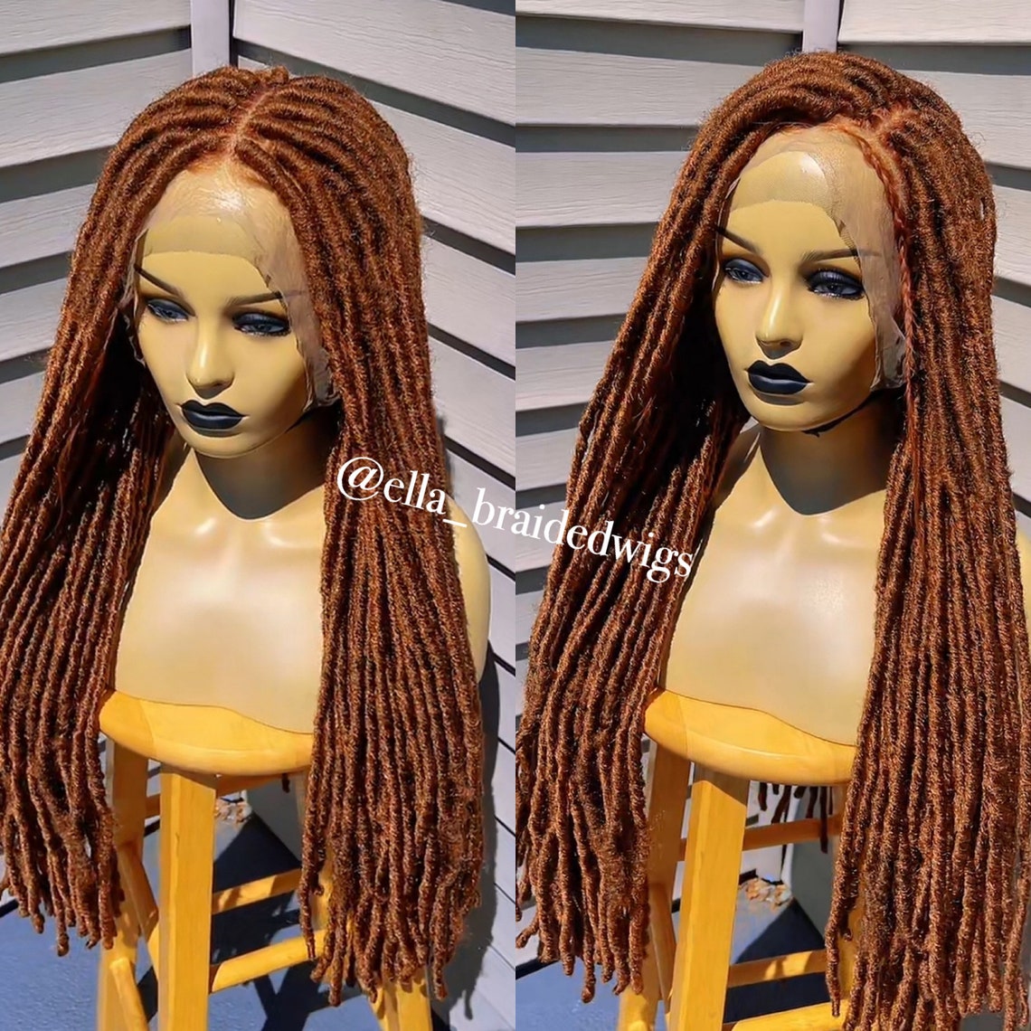 Frontal Locs Wig - Etsy