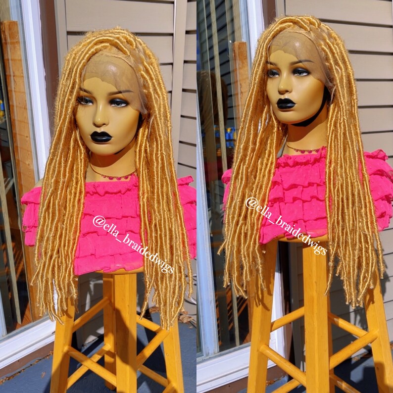 Full Lace Locs, Distressed Locs, Faux Locs - Etsy