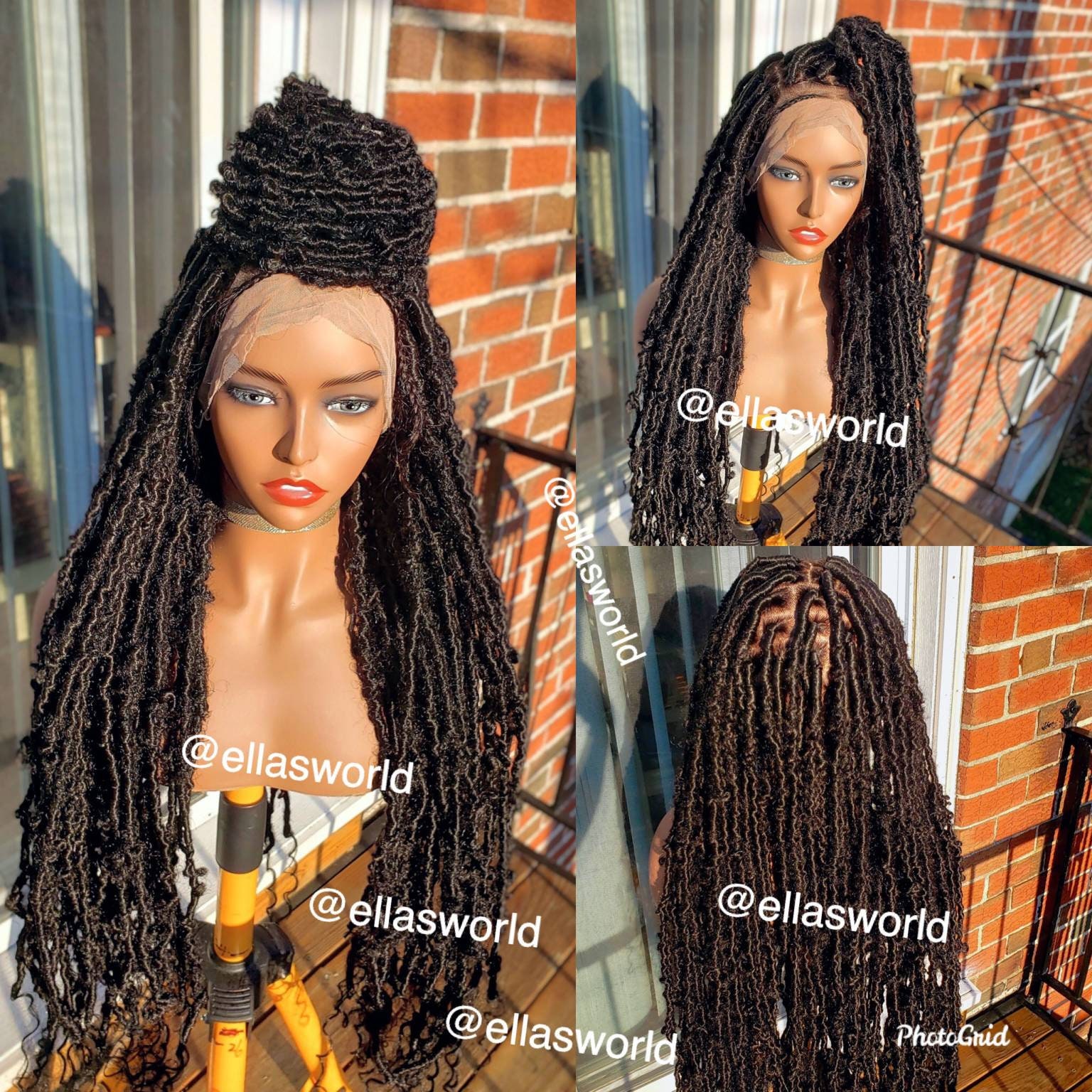 Distress Locs (box Parting) Box Braids Wig Passion Twist Wig Senegalese ...