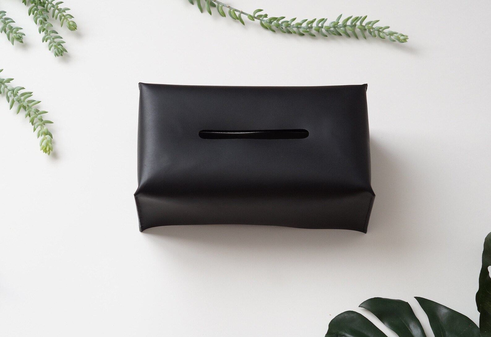 Leather Tissue Box Cover - Etsy