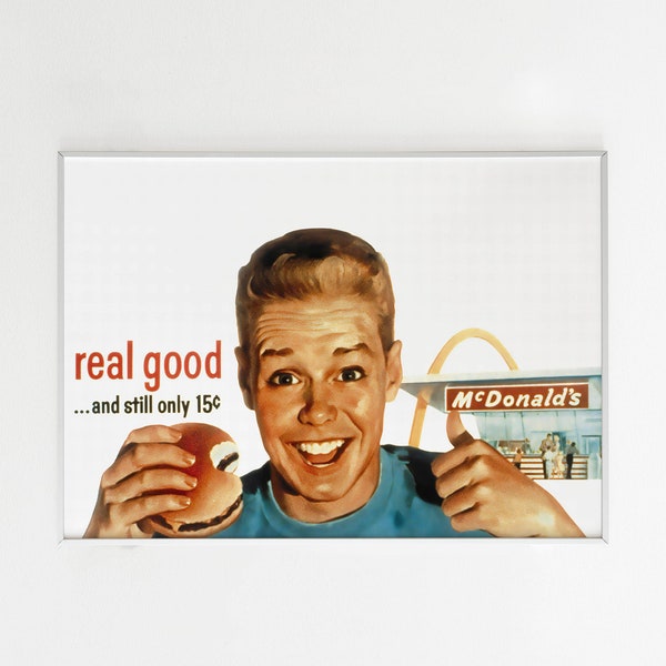 Mcdonalds Ad Poster - Etsy Australia