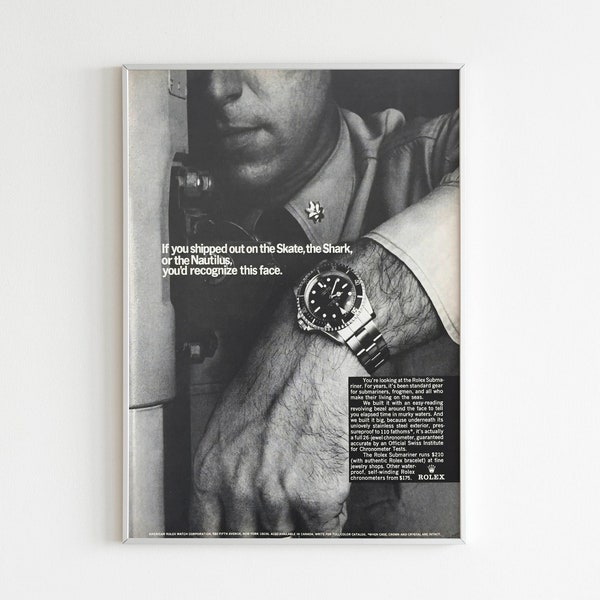 Rolex Print - Etsy