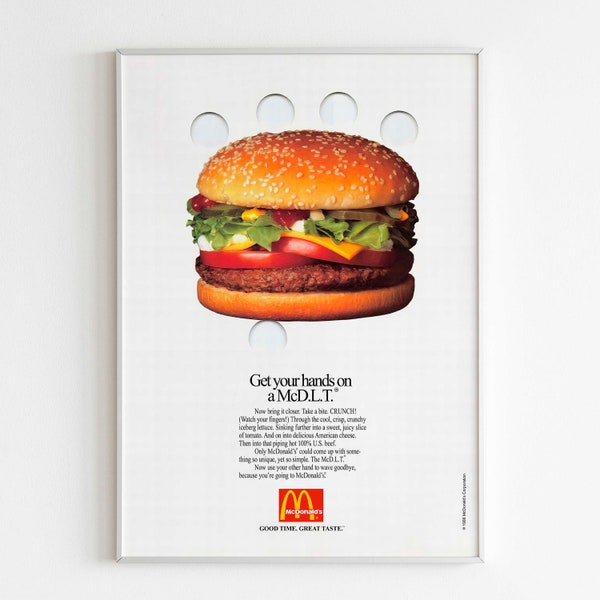 Mcdonalds Poster - Etsy
