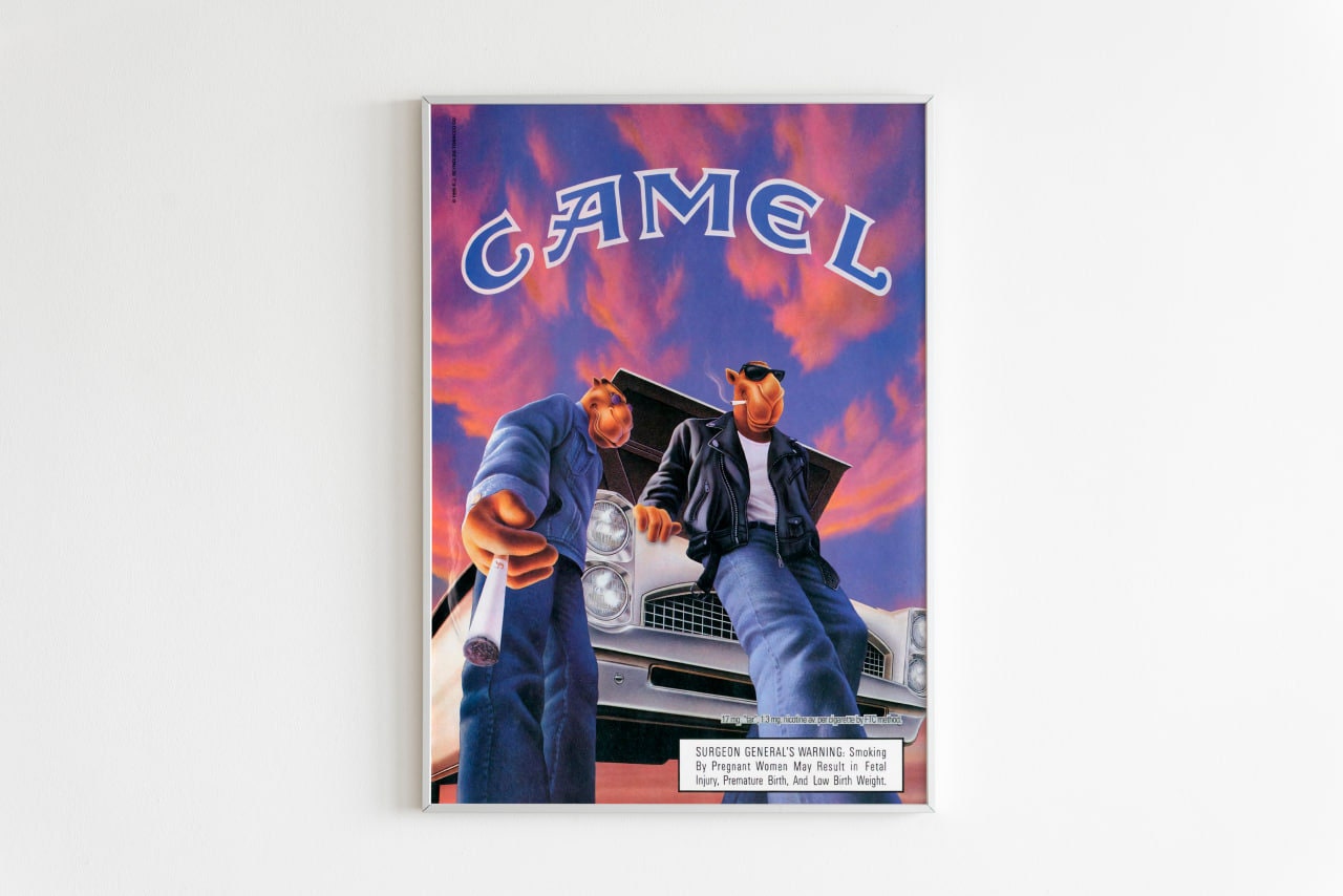 Camel Joe Advertising Poster, Cigarettes Collection Ad Wall Art ...