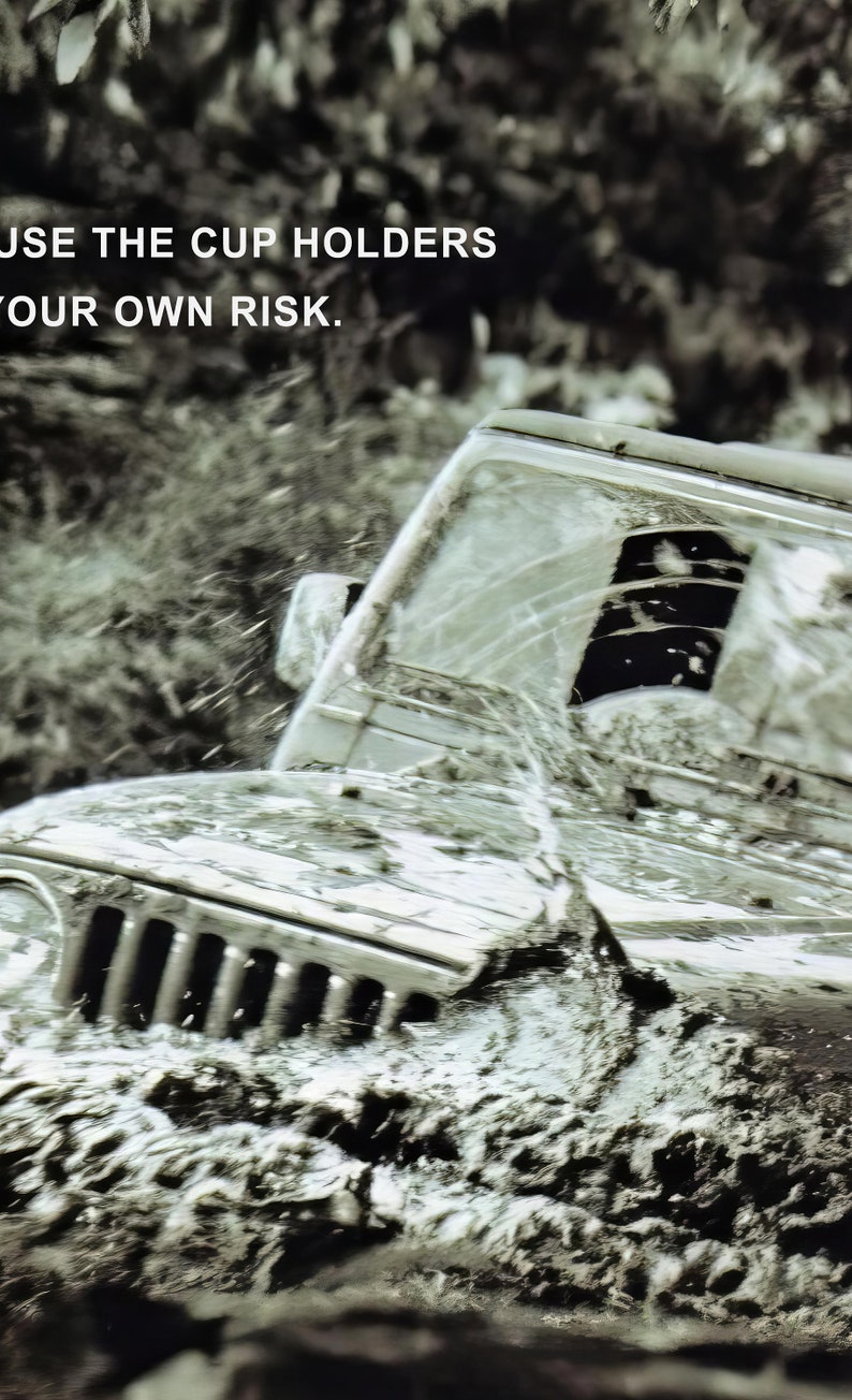 Jeep Wrangler Rubicon Advertising Poster, USA Car 70s Style Print ...