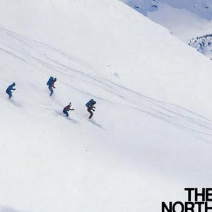 The North Face 1983/84 Winter Catalogue Front Cover Poster, 80s Style Outdoor Print, Vintage Ad ...