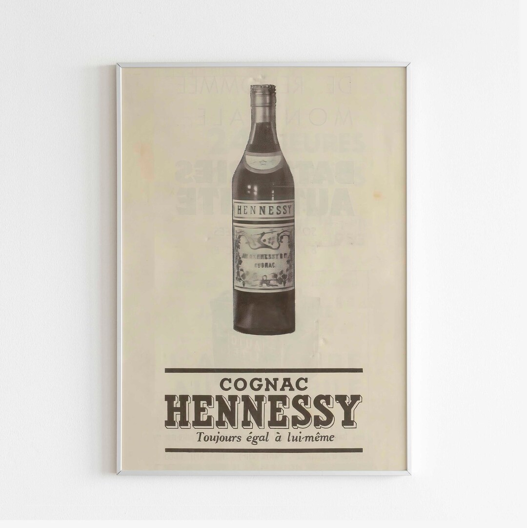 Hennessy Cognac Advertising Poster 50s Le Mans 24h Magazine - Etsy