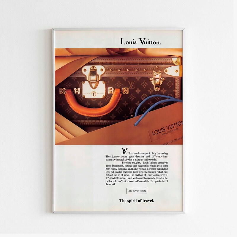 Louis Vuitton Poster - Etsy