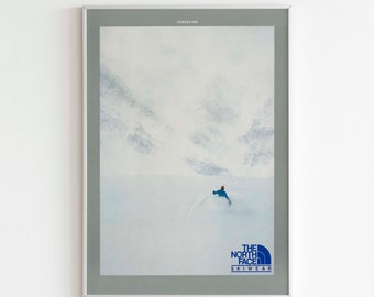 The North Face 1989 Catalogue Front Cover Poster, 80s Style Outdoor ...