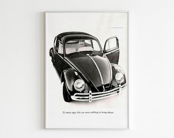 1963 VW Bug Original Magazine Ad - Etsy