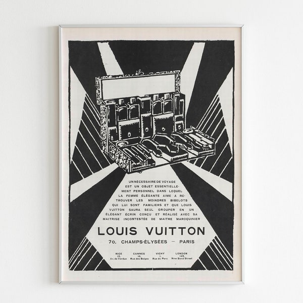 Louis Vuitton Poster - Etsy