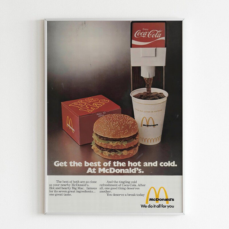Mcdonalds Advertising - Etsy