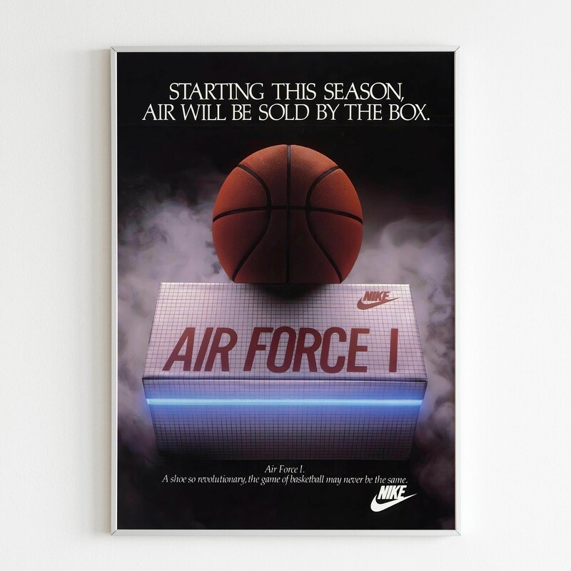 Nike Poster Vintage - Etsy