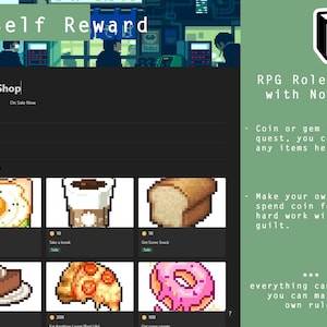 RPG Role Play | Dark Mode | Notion Template | Personal Planner ...