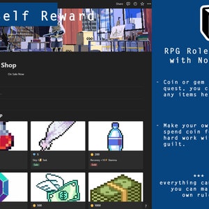 Dark Blue | RPG Role Play | Dark Mode | Notion Template | Personal ...