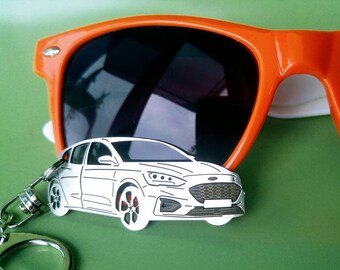 Ford Focus Keychain - Etsy