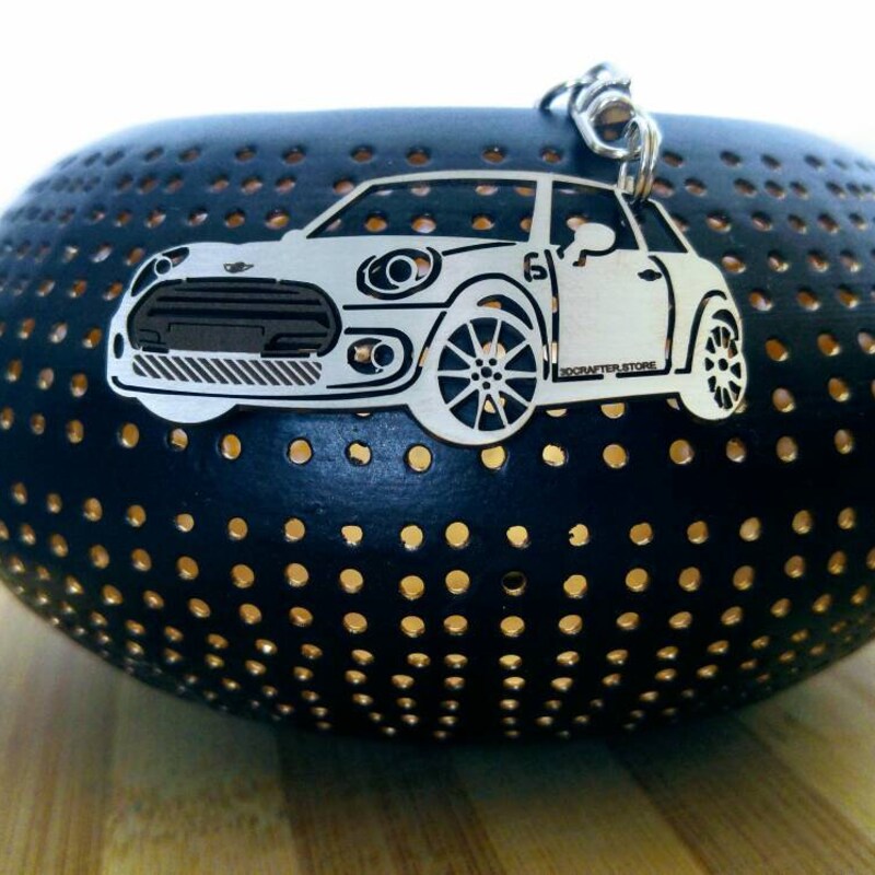 Mini Cooper Keychain - Etsy