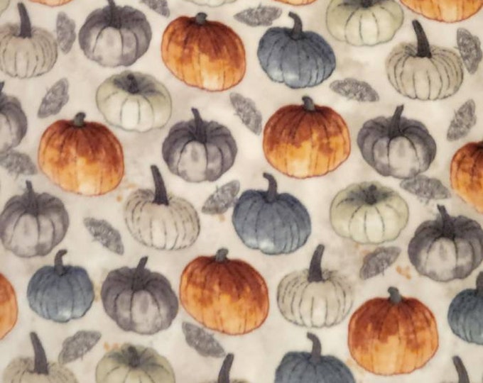 Soft, Warm Fleece With Beautiful Shades of Greens,dark Orange and Gray ...