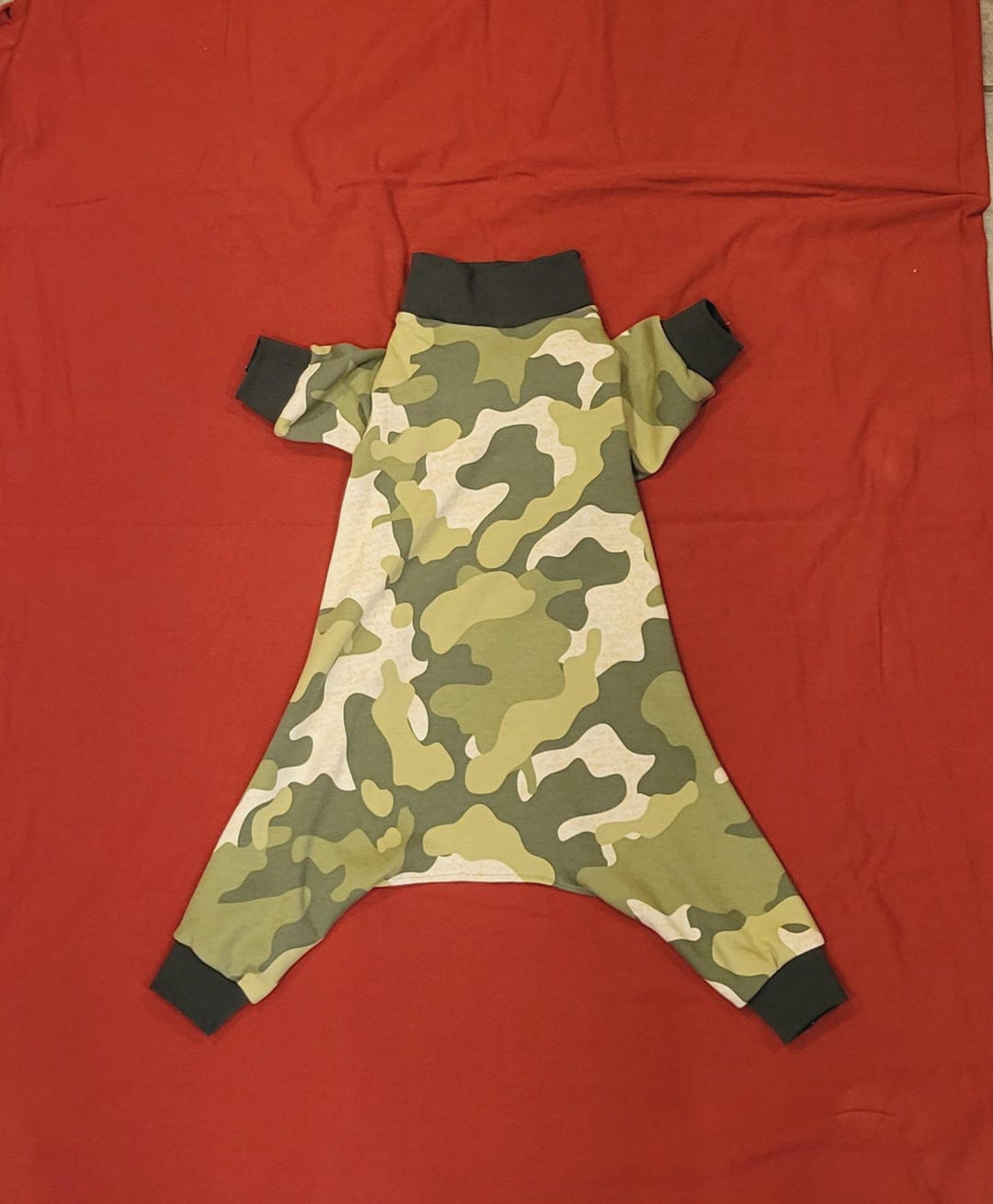 We Love Camo!!! Mix Shades of Green Print Stretchy Cotton Blend Jammies ...