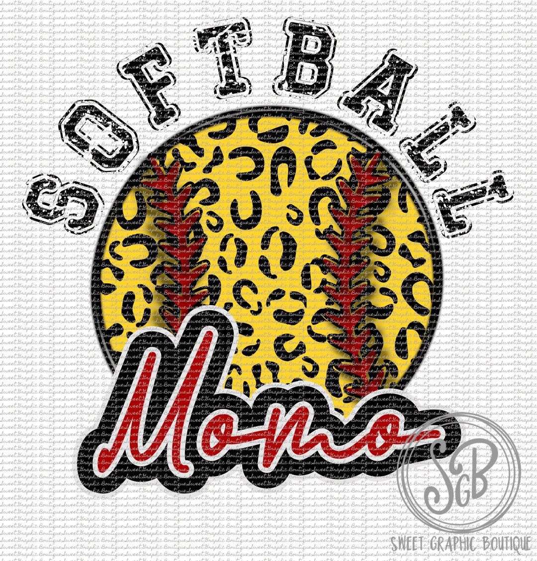 Softball Momo Leopard Cheetah PNG, Cheetah Softball, Leopard Softball ...