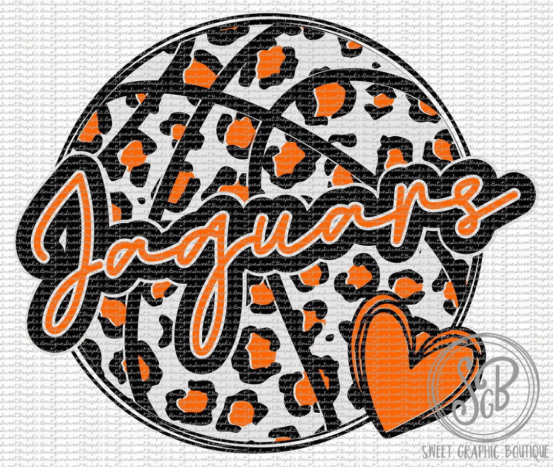 Jaguars Orange Leopard Basketball PNG, Basketball PNG, Leopard Cheetah ...