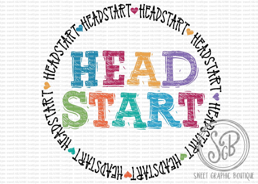 Headstart Printable Sublimation Design, Teacher, Clipart, Transparent ...