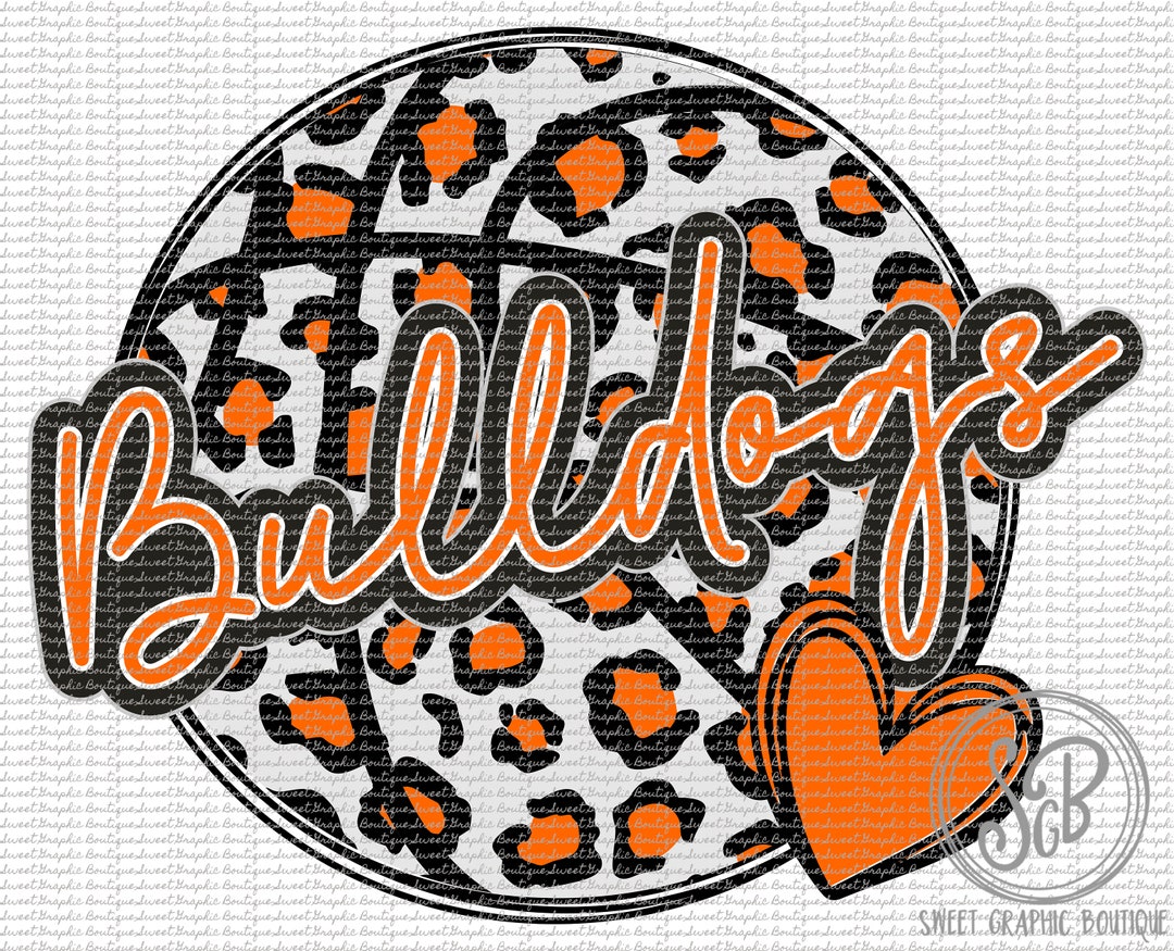 Bulldogs Orange Leopard Basketball PNG, Basketball PNG, Leopard Cheetah ...