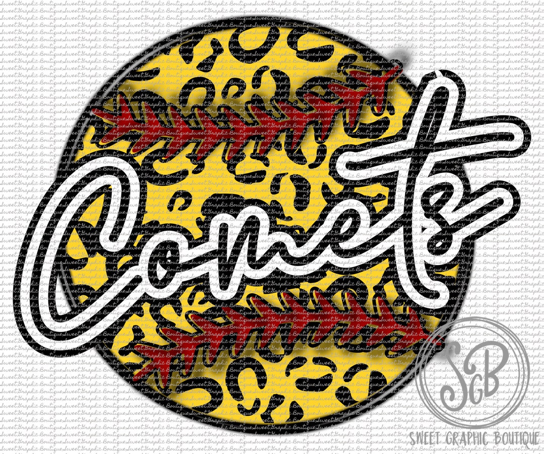 Softball COMETS Leopard Cheetah PNG, Cheetah Softball, Leopard Softball ...