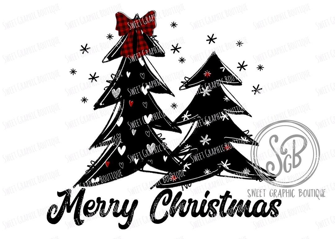Buffalo Plaid Christmas Trees PNG, Christmas Clipart, Christmas ...