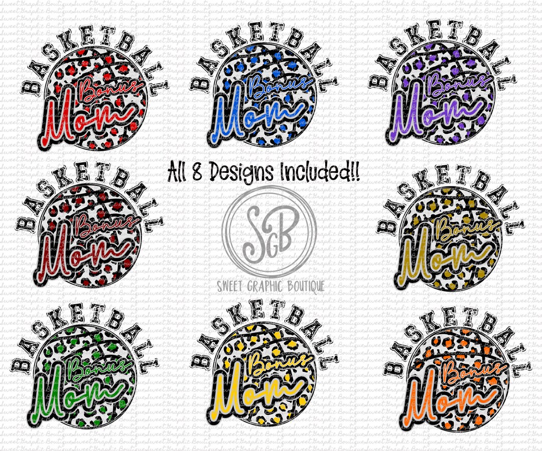 Leopard Basketball PNG, Basketball Bonus Mom PNG, Leopard Cheetah Print ...