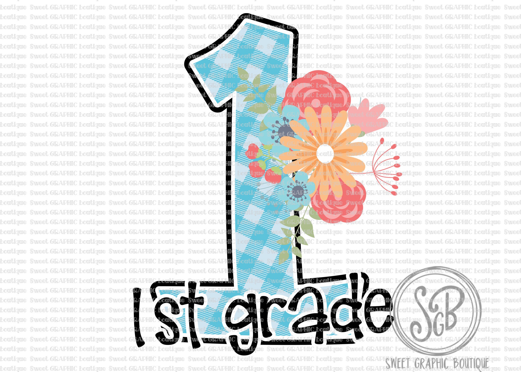 1st First Grade Printable Sublimation Design Teacher | Etsy